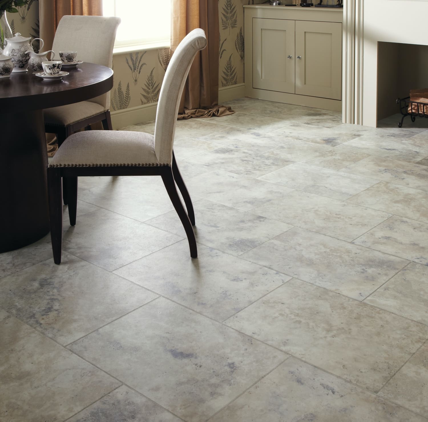 Tile Effect LVT Flooring | 4homes