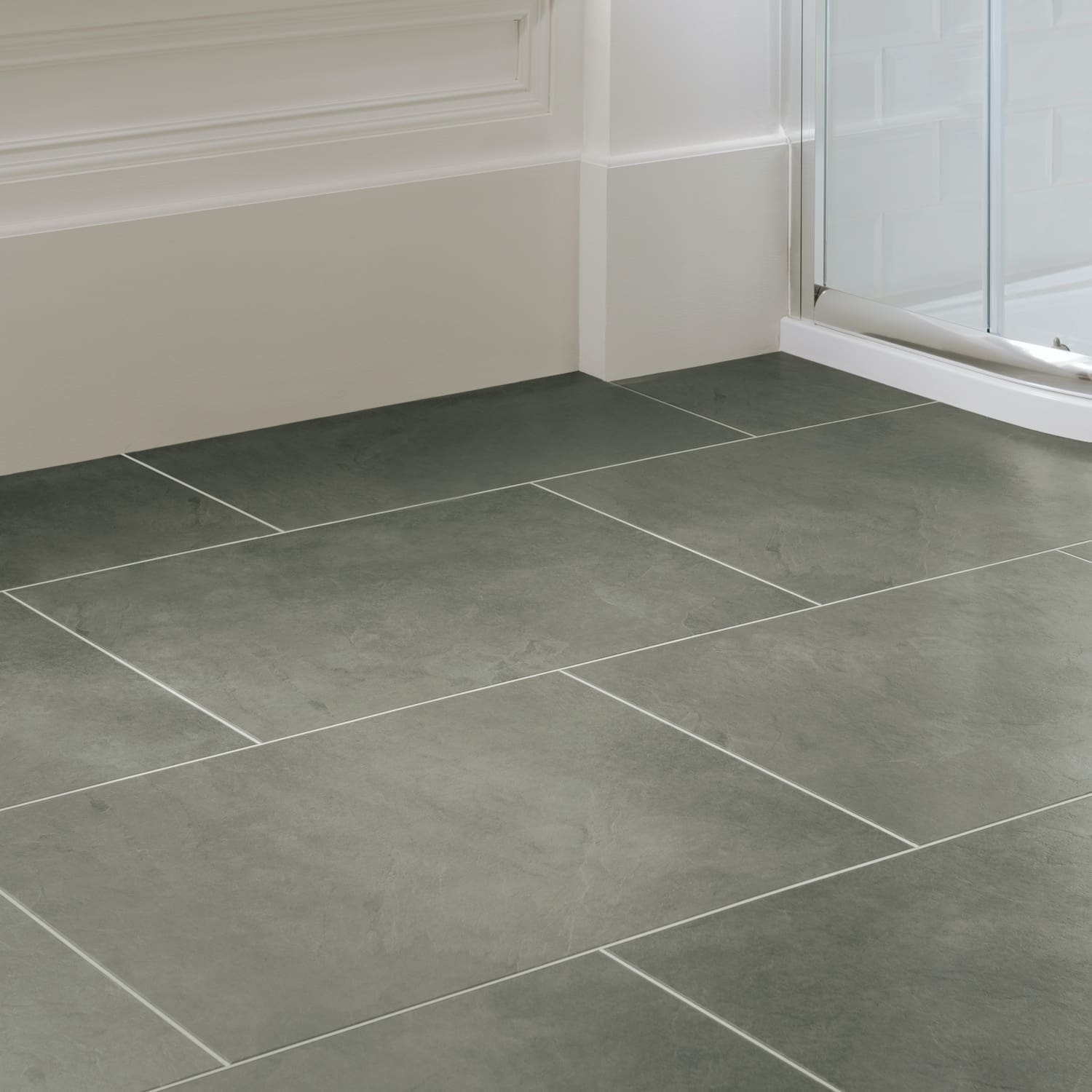 Tile Effect LVT Flooring | 4homes